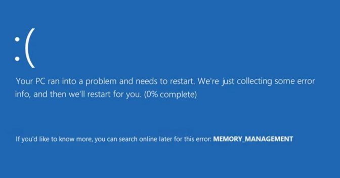 «BSOD: Memory Management» solucionado en Windows 10 – CÓDIGO MAESTRO